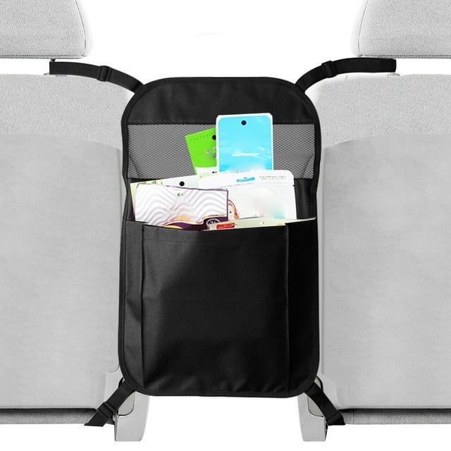 EEEkit Car Back Seat Organizer, Kick Mat with Large Storage Pocket ...