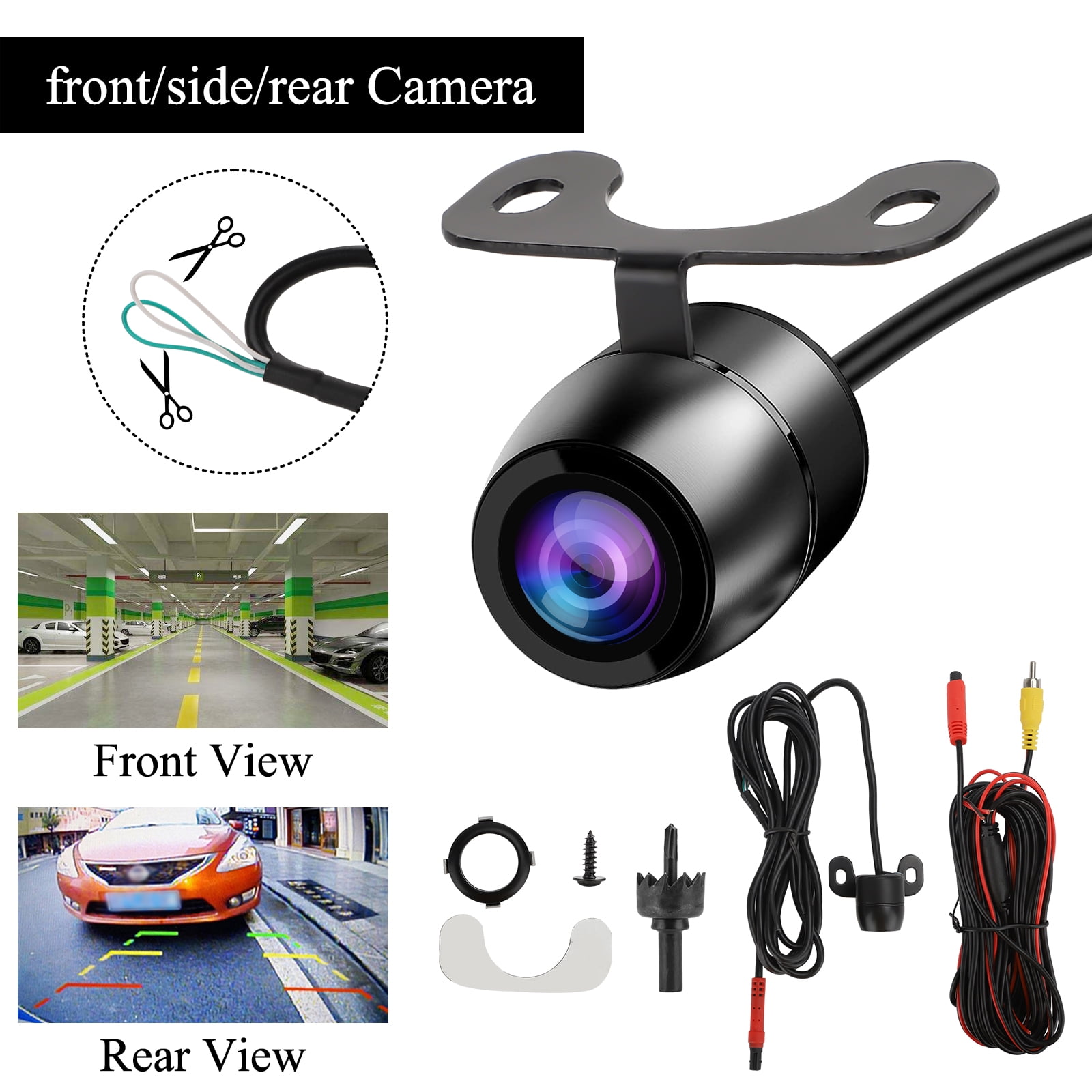 EEEkit Car Backup Camera, IP67 Waterproof Rear View Reverse Camera with ...
