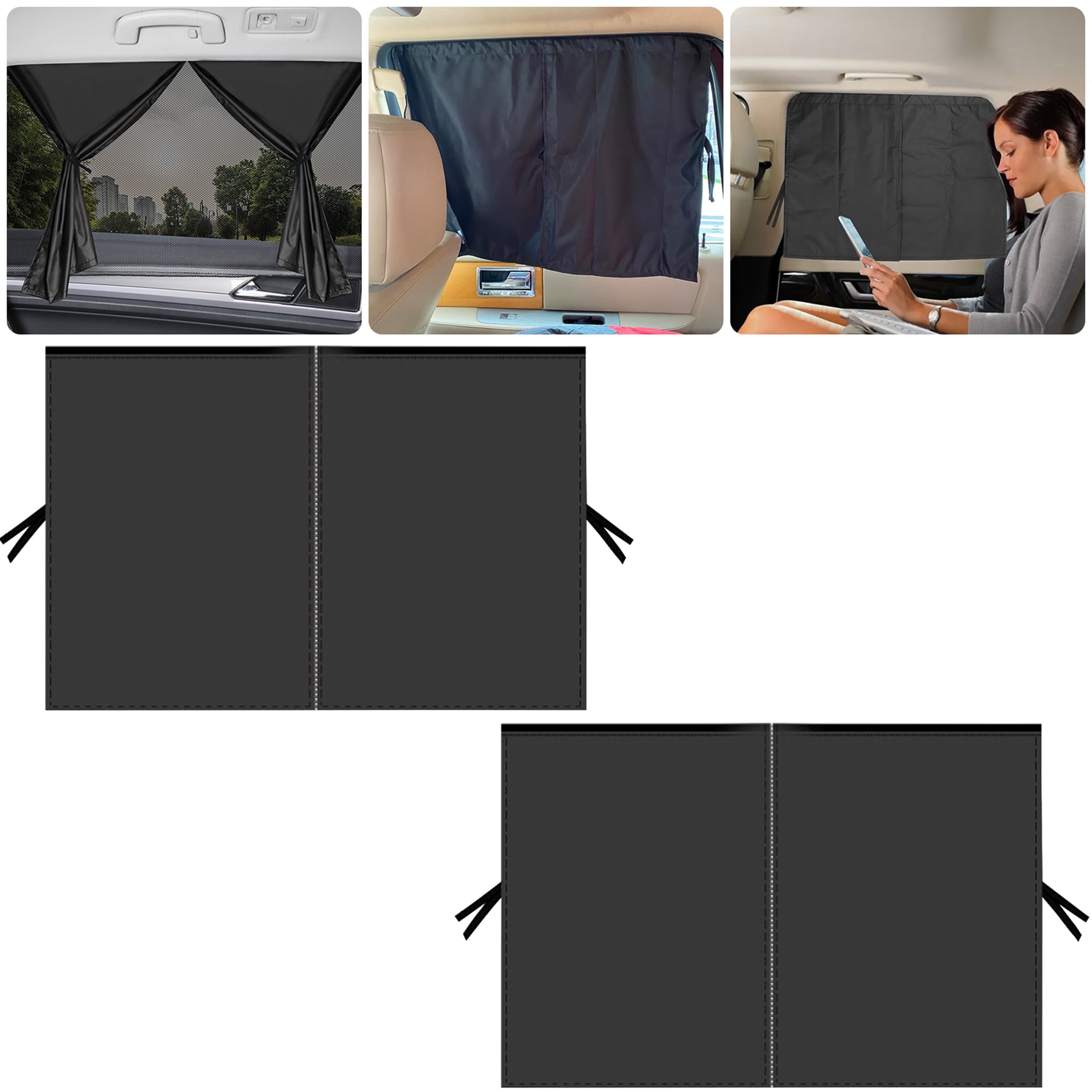 EEEkit Car Side Window Sun Shade, Magnetic Mesh Curtain Sun Protection ...