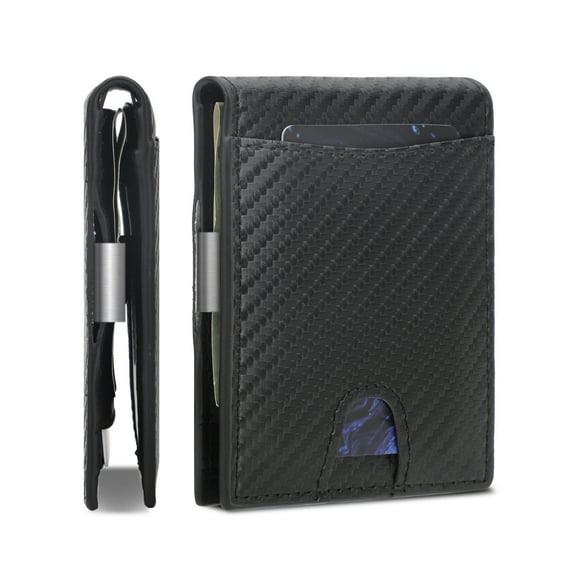 Wallet for Men, Slim Minimalist Wallet with Clip&ID Window, RFID ...