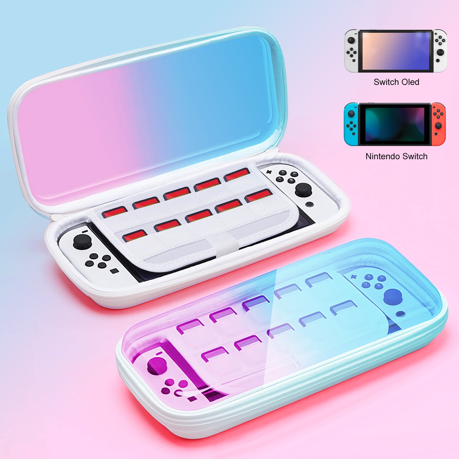 EEEkit Carrying Case Fit for Nintendo Switch OLED, Switch OLED ...