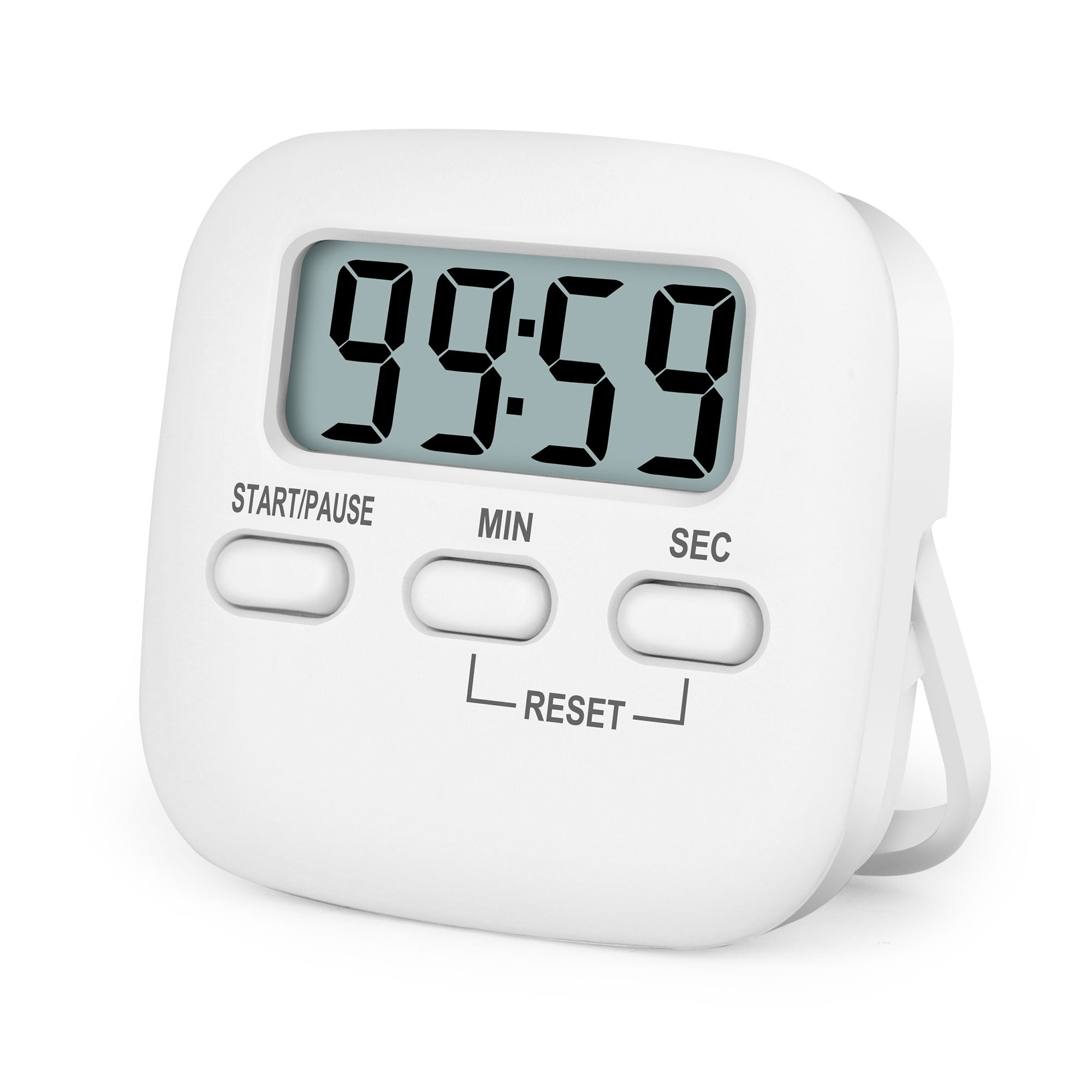 Farfi Electric Timer Creative Shape 3 Operation Buttons ABS Study Alarm ...