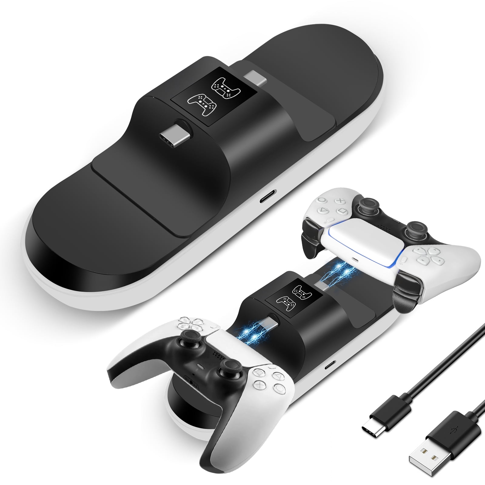 Eeekit Dual Controller Charging Dock For Ps5 Controller Charging