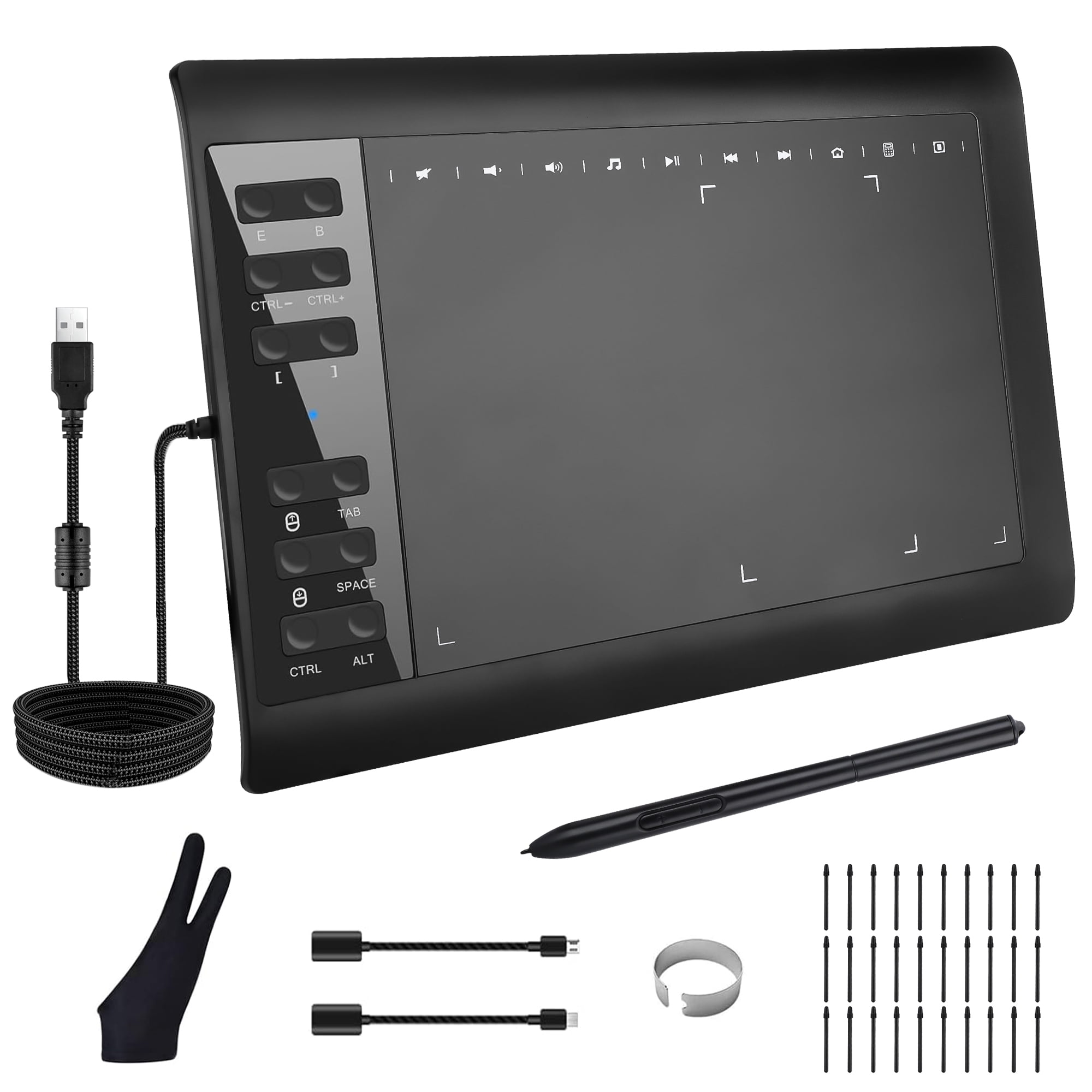 Wacom Intuos DRAW Pen Tablet, Small, Various Colors - Walmart.com