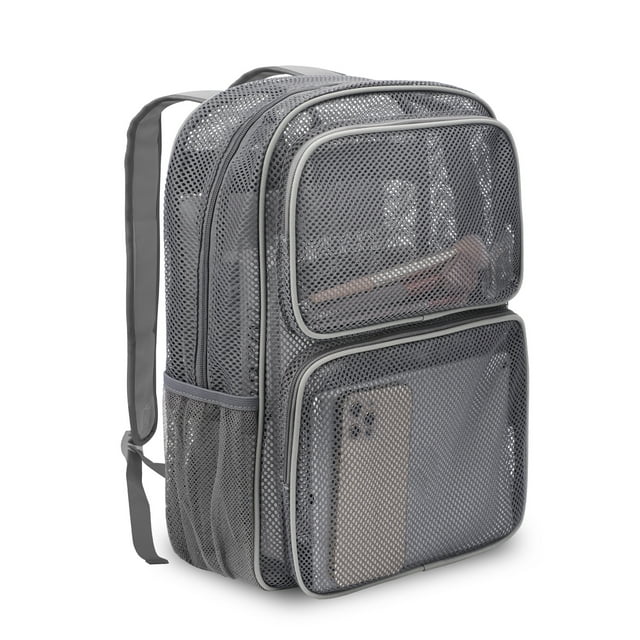EEEkit Heavy Duty Mesh Backpack, See Through College Backpack with ...