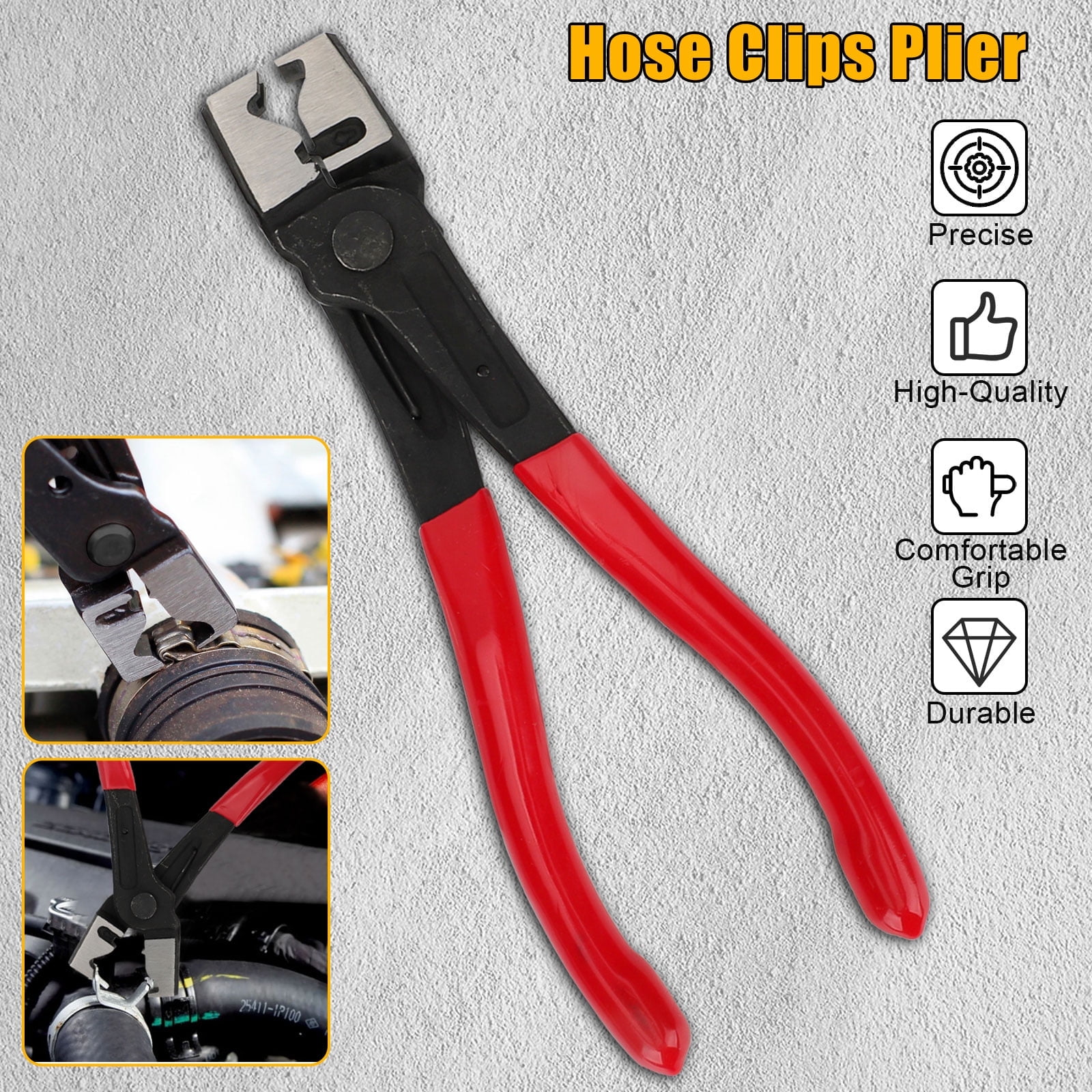 EEEkit Hose Clamp Plier, Heavy-Duty Car Water Pipe Removal Repair Tool ...