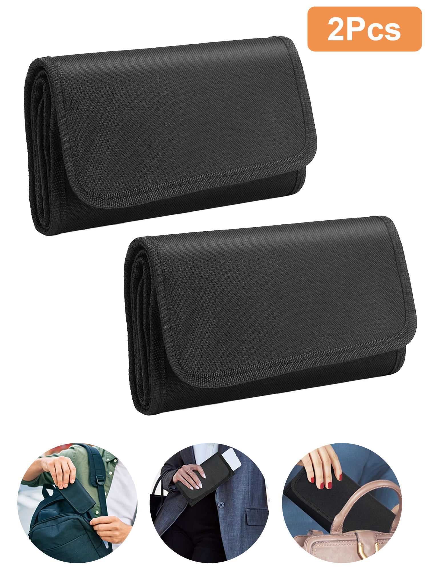 EEEkit Money Wallet with 6 Zippered Pockets, Cash Bill Organizer for ...