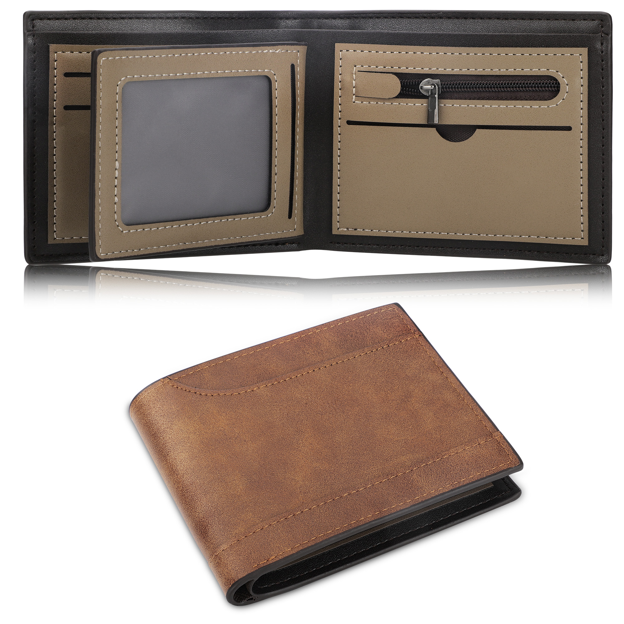 PU Leather Short Wallet for Women, EEEkit Bifold Wallet, Ladies Purses ...