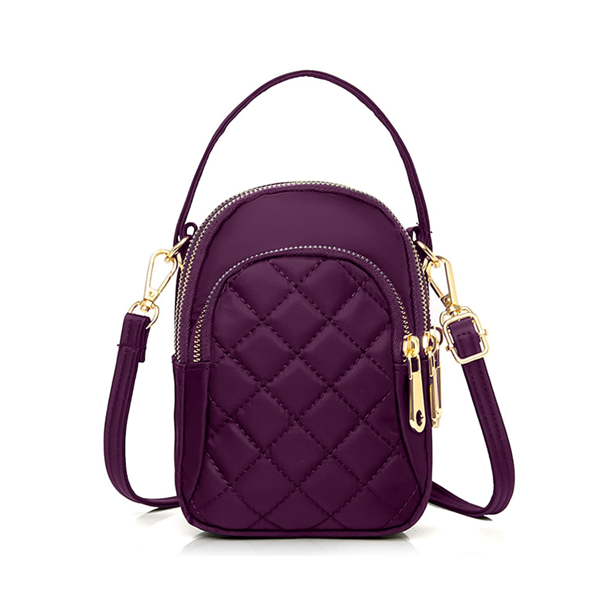 EEEkit Quilted Crossbody Smartphone Purse for Women, Shoulder Bag with ...