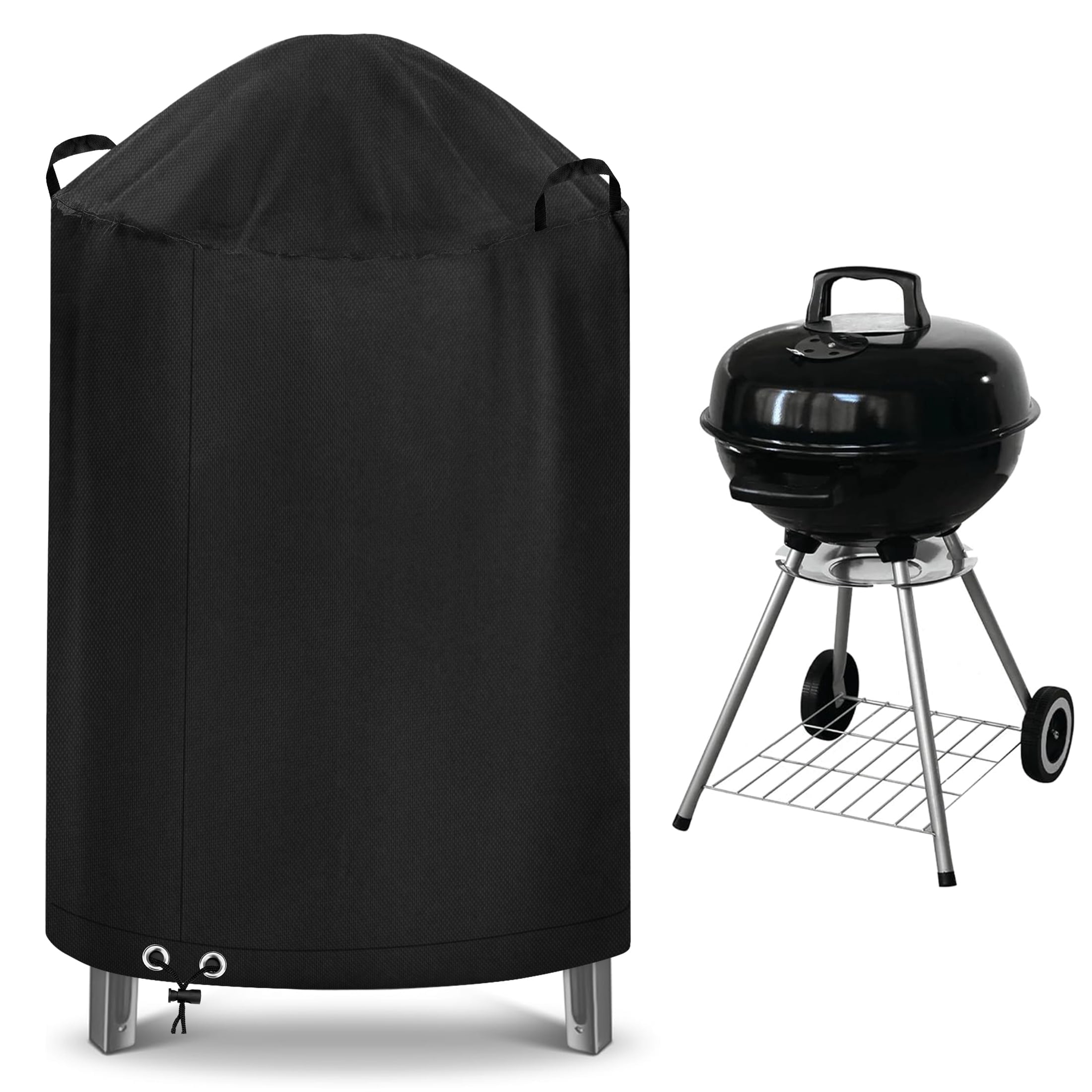 EEEkit Round Smoker Cover, 30" Heavy Duty Waterproof Outdoor Charcoal ...