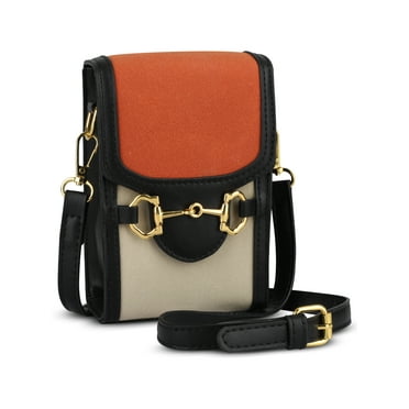 AOUNQ Small Crossbody Bags for Women Leather Cell Phone Bag Designer ...