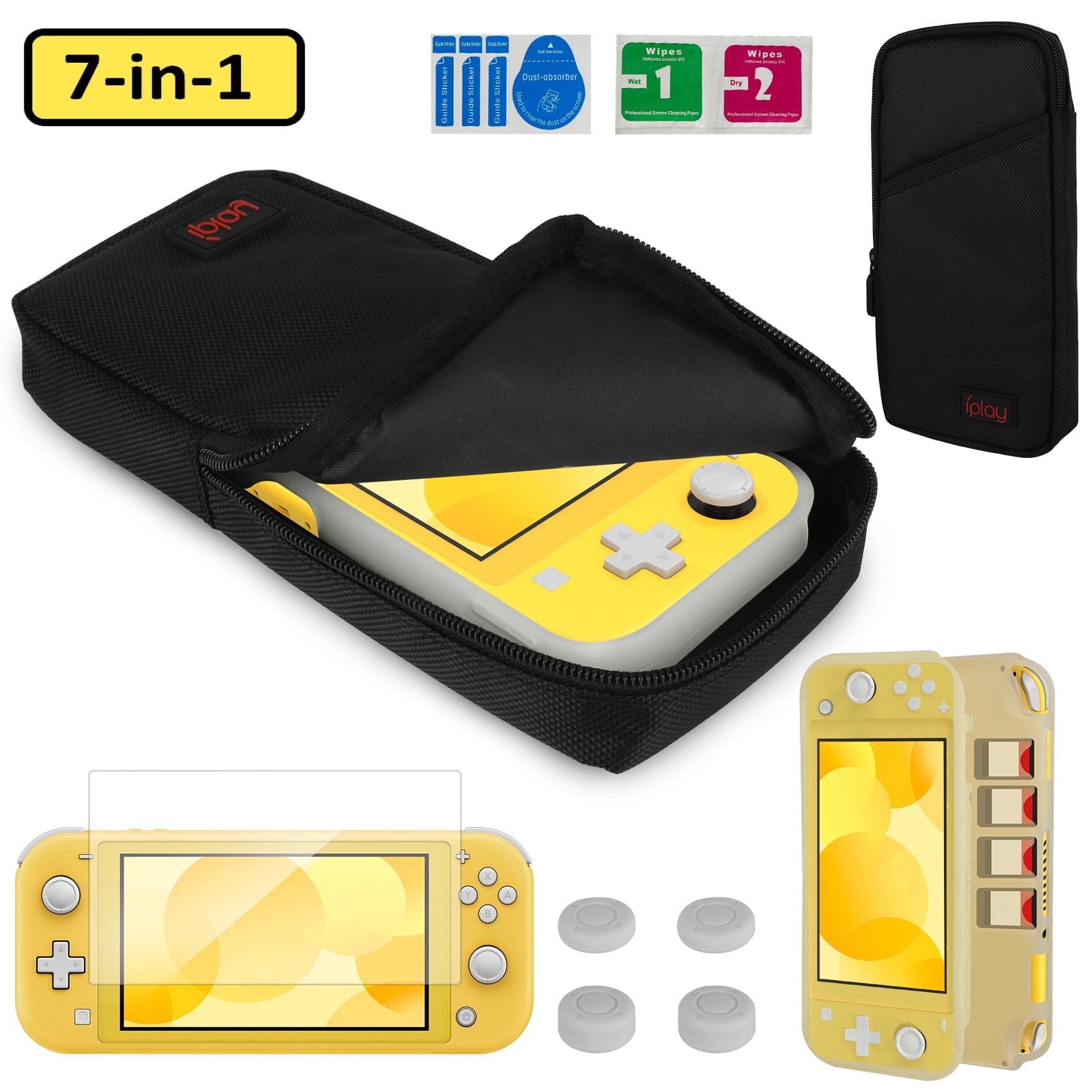 EEEkit Switch Lite Accessories Bundle, 7-in-1 Accessories Kit Fit for Nintendo Switch Lite with ...