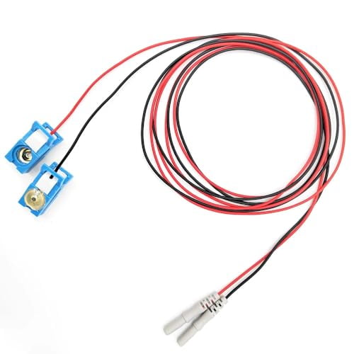 EEG Electrode Ear Clips with 59 Inch Color Cables, DIN 1.5mm Plug ...