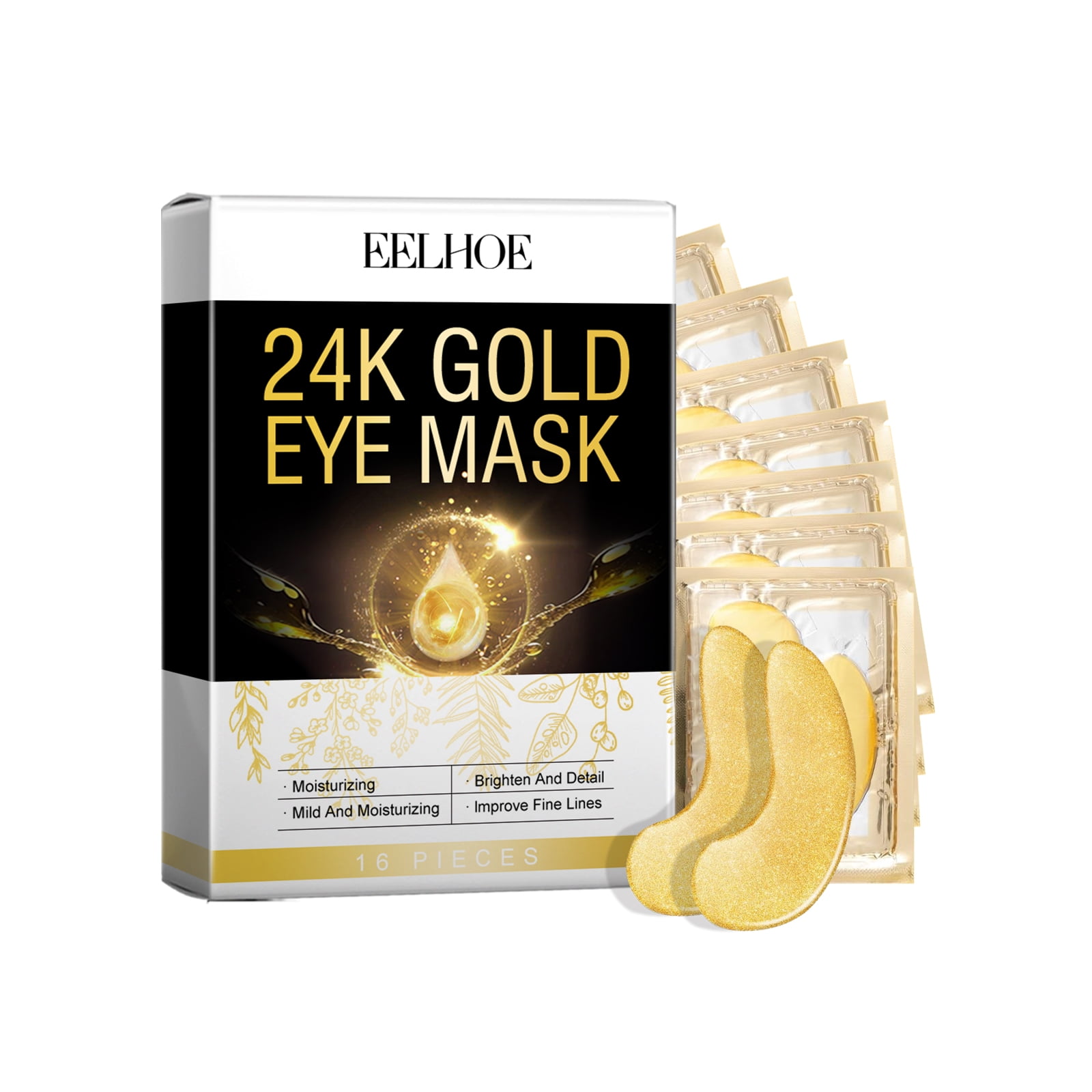 EELHOE 24k Gold Eye Repair Mask Firming And Hydrating Eye Area Gently ...