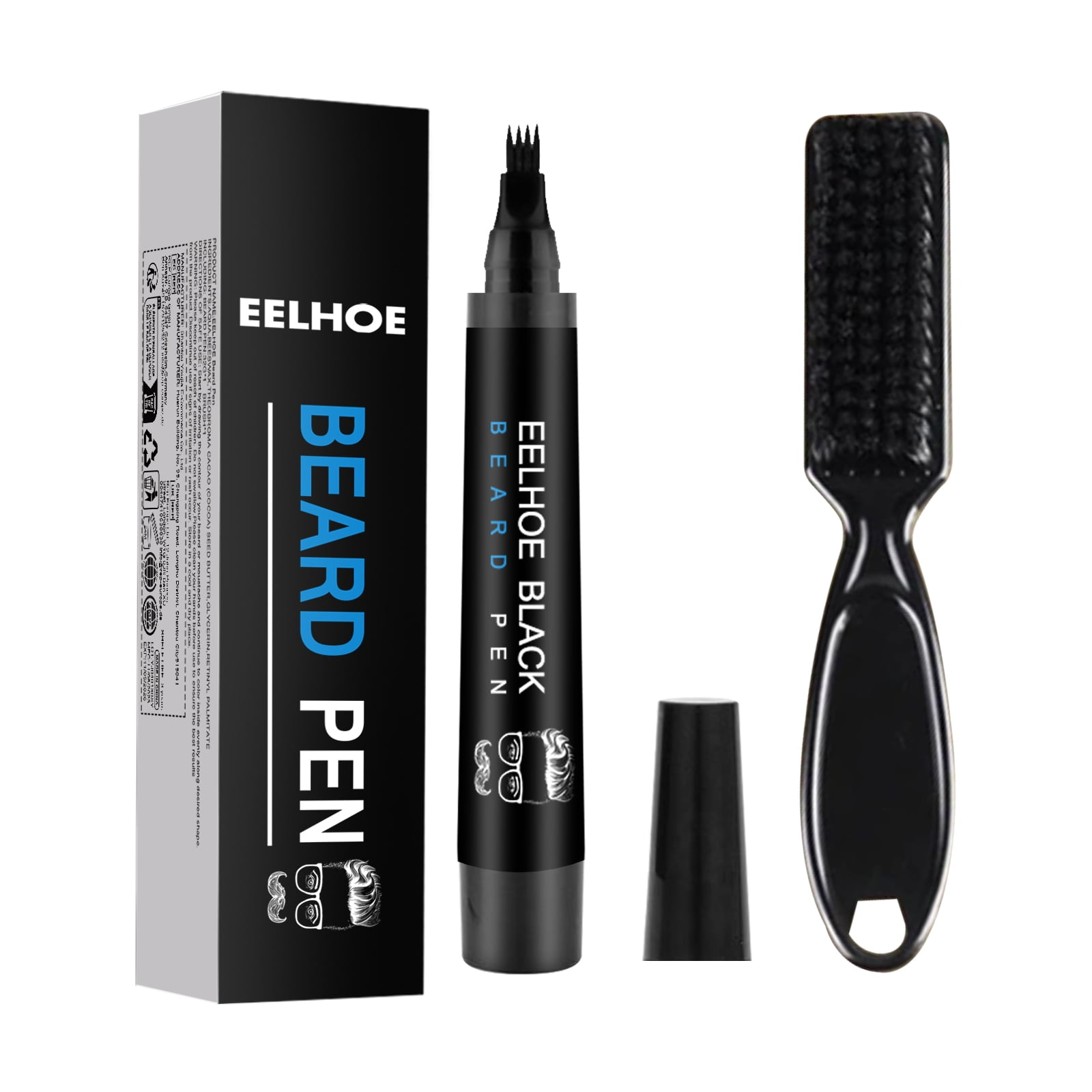 EELHOE Beard Pencil Filler for Men, Beard Pen Filler Long Lasting ...