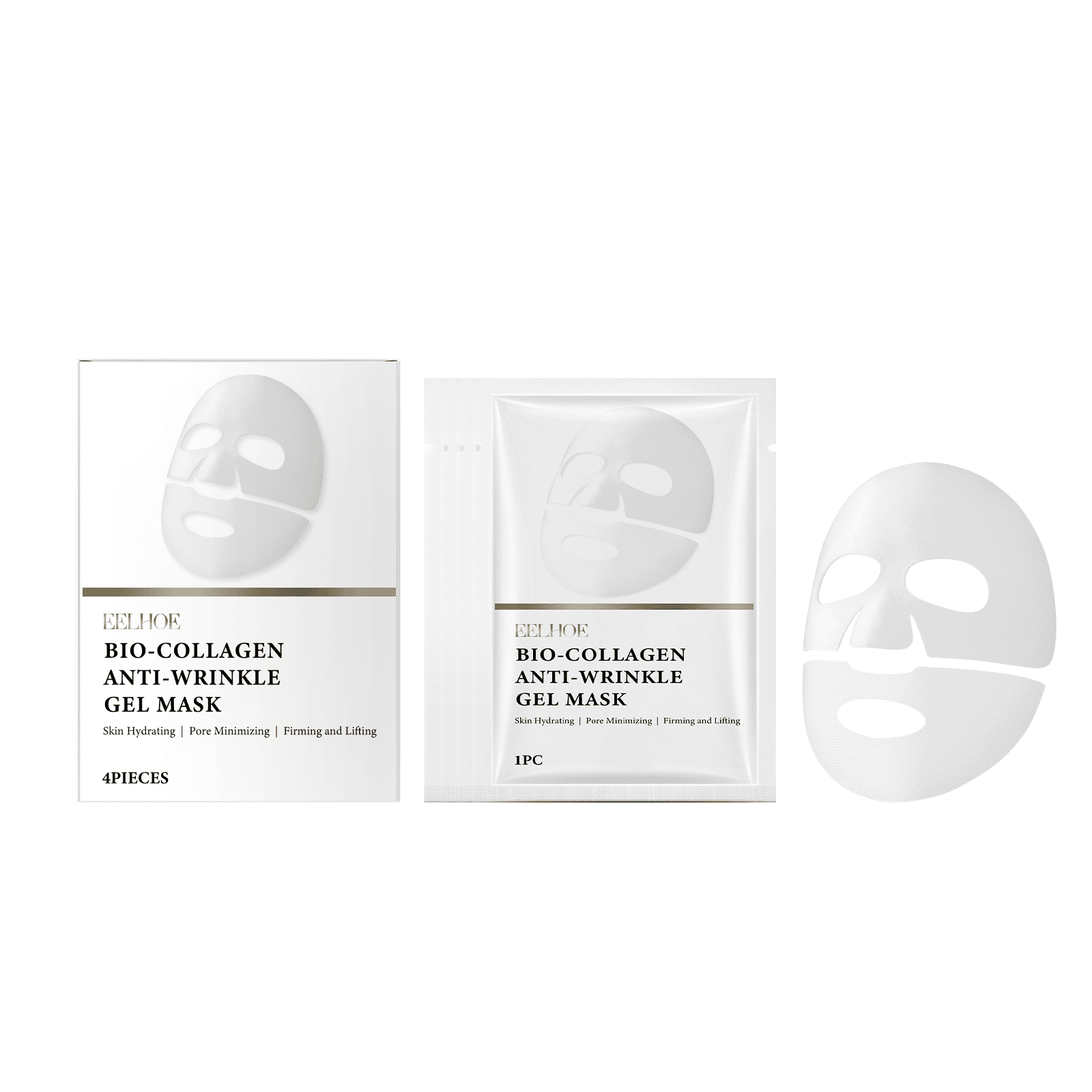 EELHOE Collagen Facial Mask Mildly Nourishes and Moisturizes Facial ...