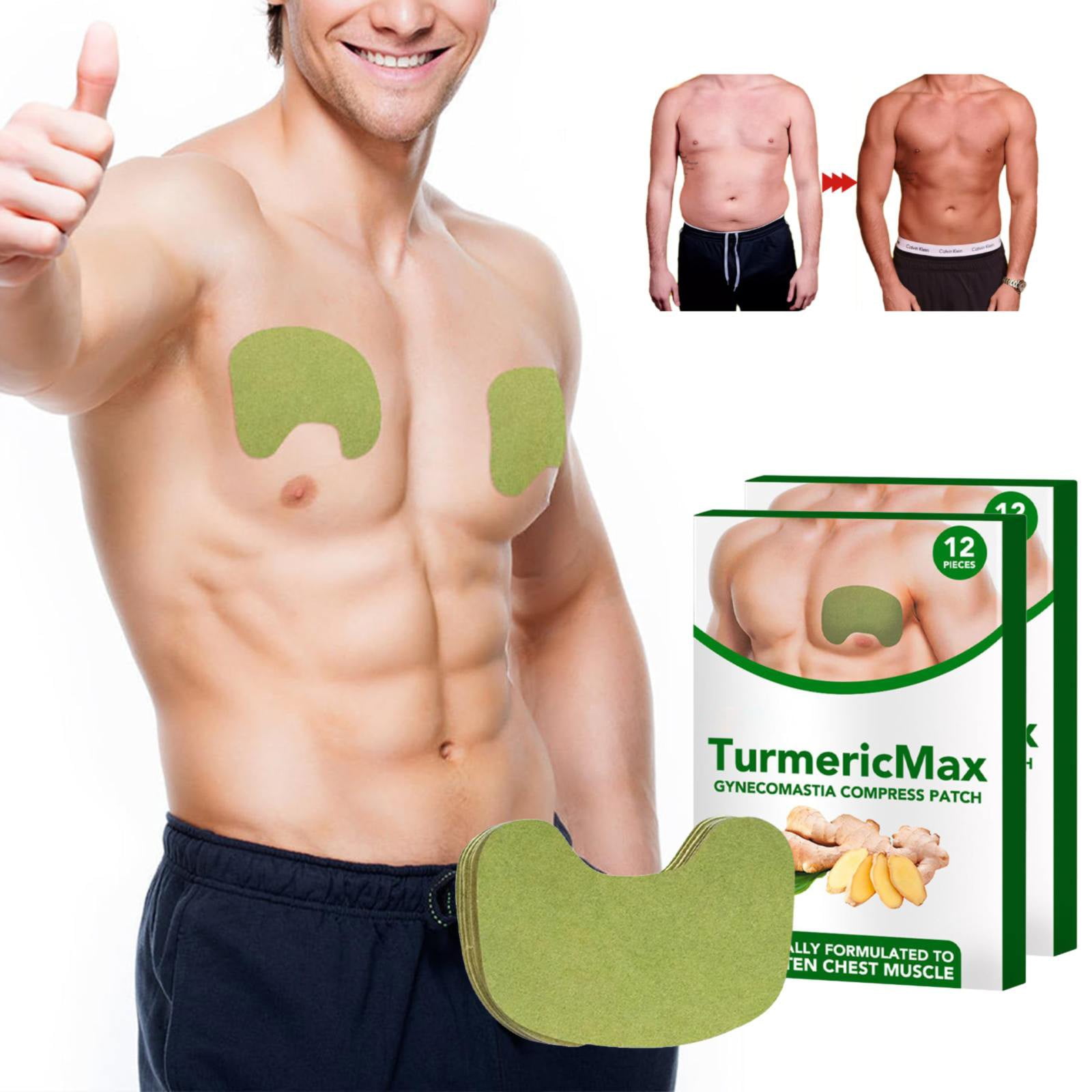 EELHOE system care lotion Gynecomastia Compress Patch for Men ...