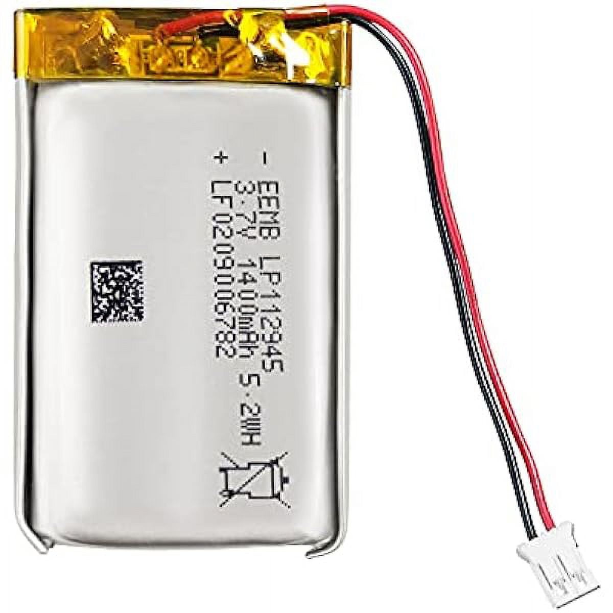 EEMB 3.7V Lipo Battery 1400mAh 112945 Lithium Polymer ion Battery ...