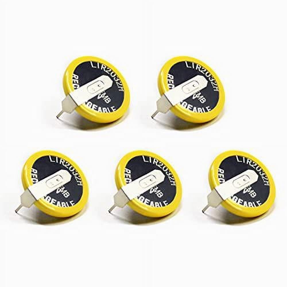 EEMB 5PCS LIR2032H Rechargeable Battery 70mah 3.7V Lithium-ion Coin ...