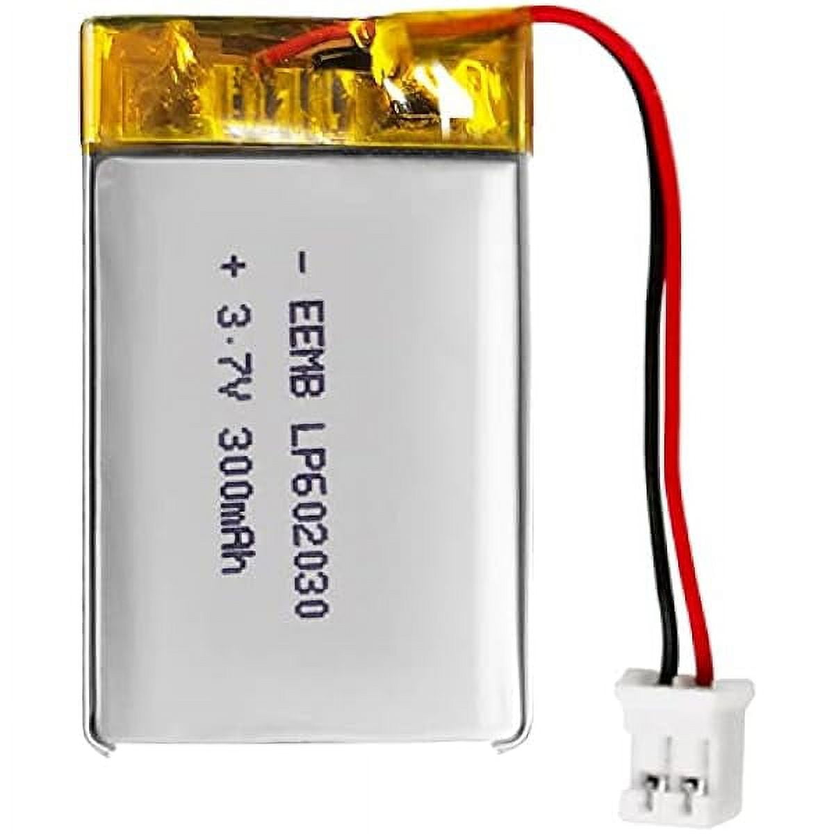 EEMB Lithium Polymer Battery 3.7V 300mAh 602030 Lipo Rechargeable ...