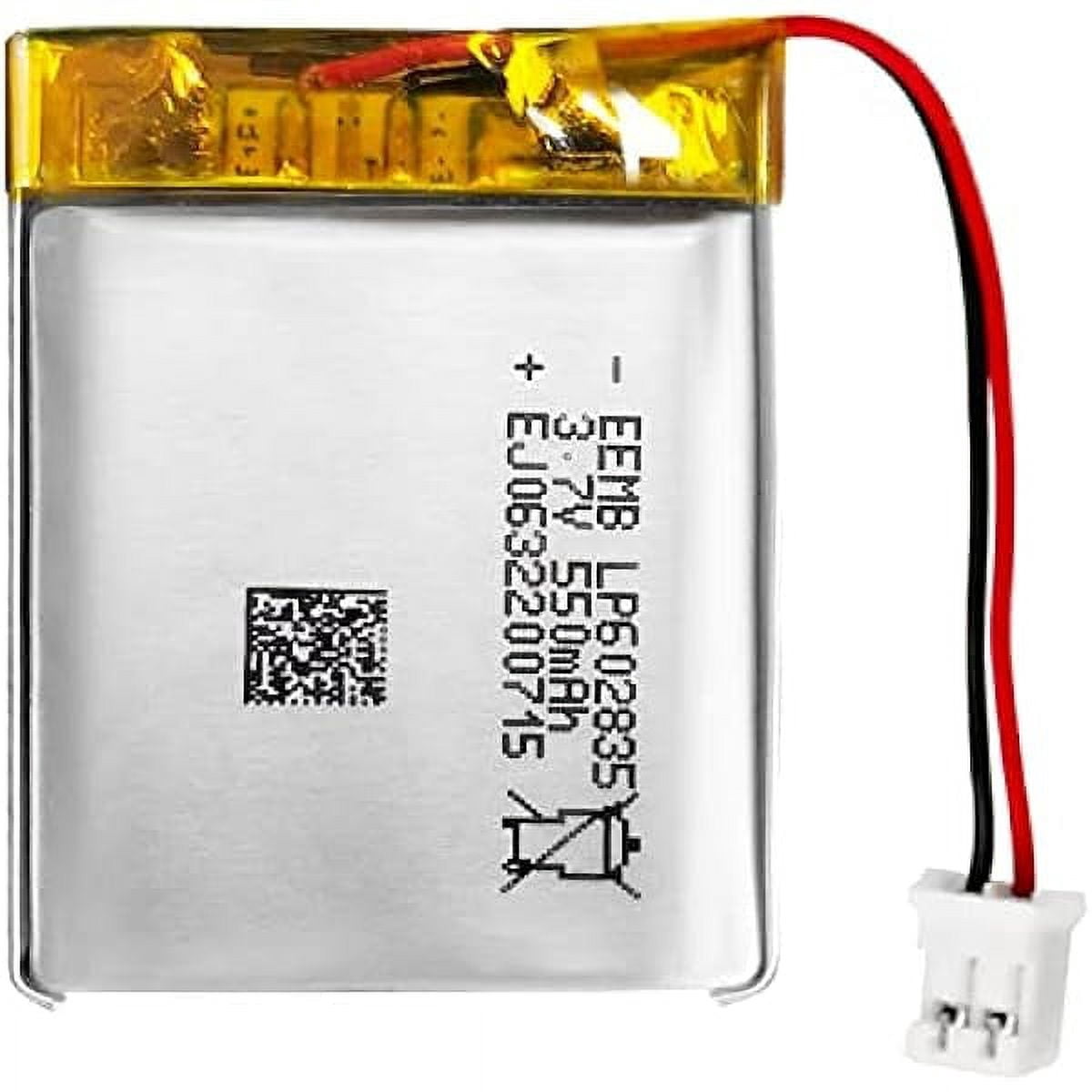 EEMB Lithium Polymer Battery 3.7V 550mAh 602835 Lipo Rechargeable ...