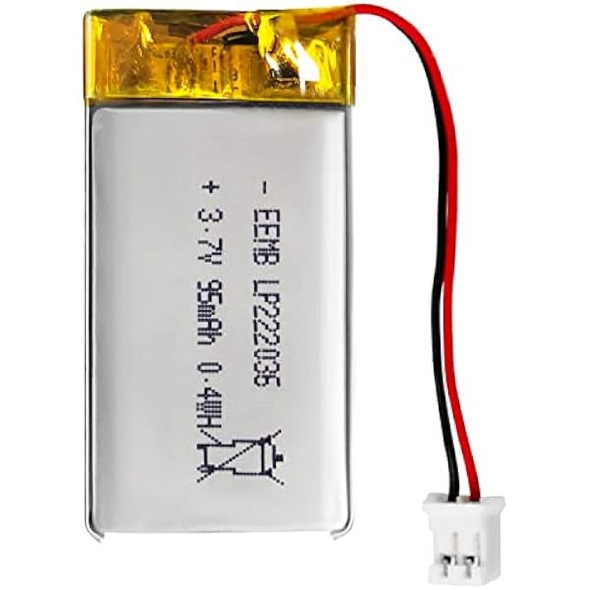 EEMB Lithium Polymer Battery 3.7V 95mAh 222036 Lipo Rechargeable ...