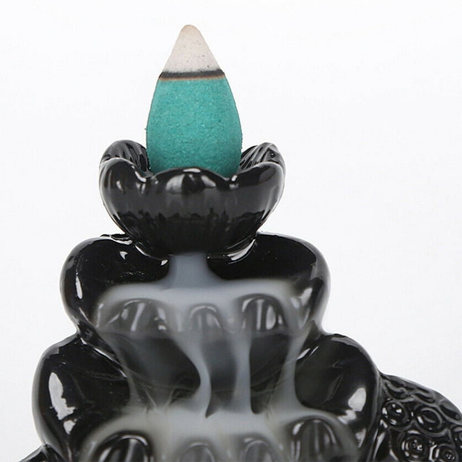 EEPHO Lotus Waterfall Backflow Smoke Handcraft Incense Burner Censer ...