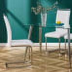 EEPHO Modern Dining Chairs, PU Faux Leather High Back Upholstered Side ...