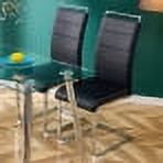 EEPHO Modern Dining Chairs, PU Faux Leather High Back Upholstered Side ...