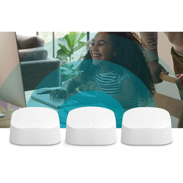 EERO 6+ 1.0 Gbps Wi-Fi Ethernet Mesh Router, 3 Pack Count - Walmart.com