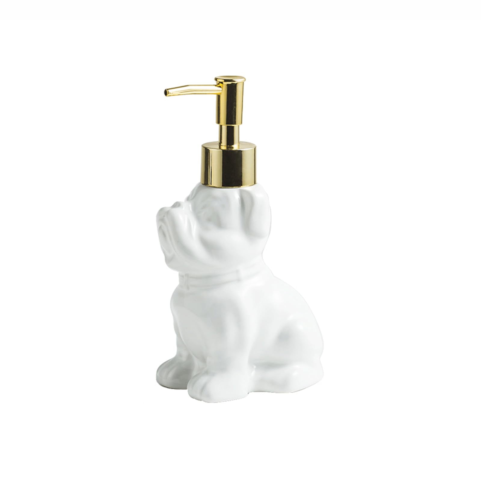 EESK 10oz Cute Dog-Look Ceramic Hand Soap Dispenser - Animal Shampoo ...