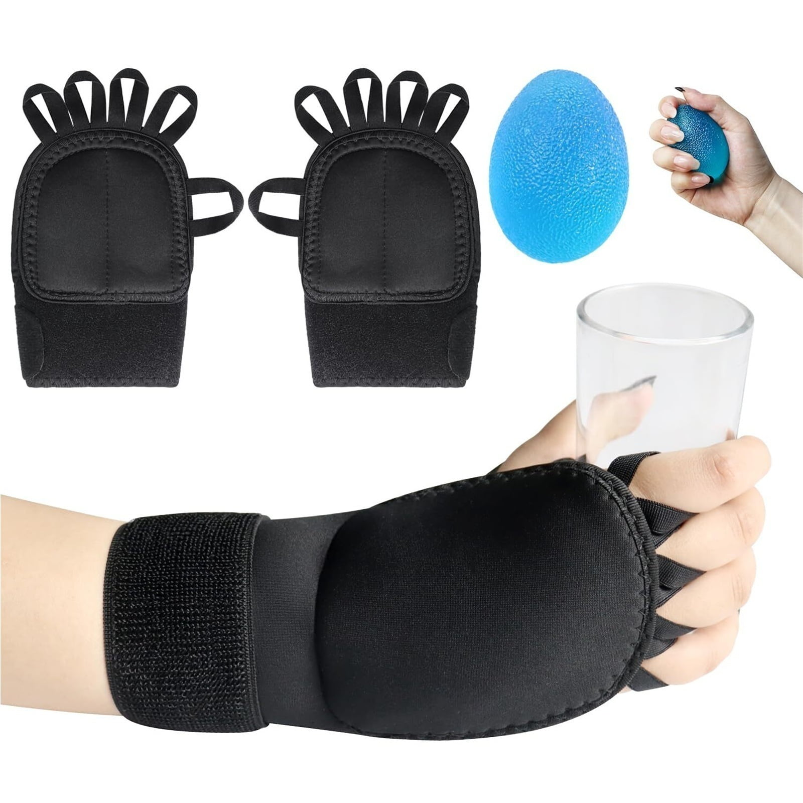 EESK 2 Pack Weighted Gloves for Tremors, Improved Hand/Wrist Mobility ...