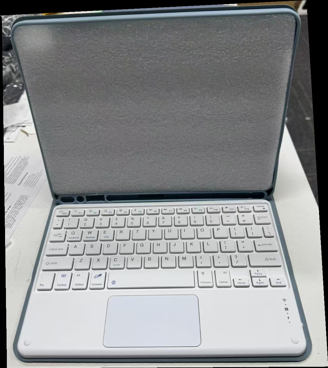 EESK For2025Ipad11th Tablet Wireless Bluetooth Touch Backlight Keyboard ...