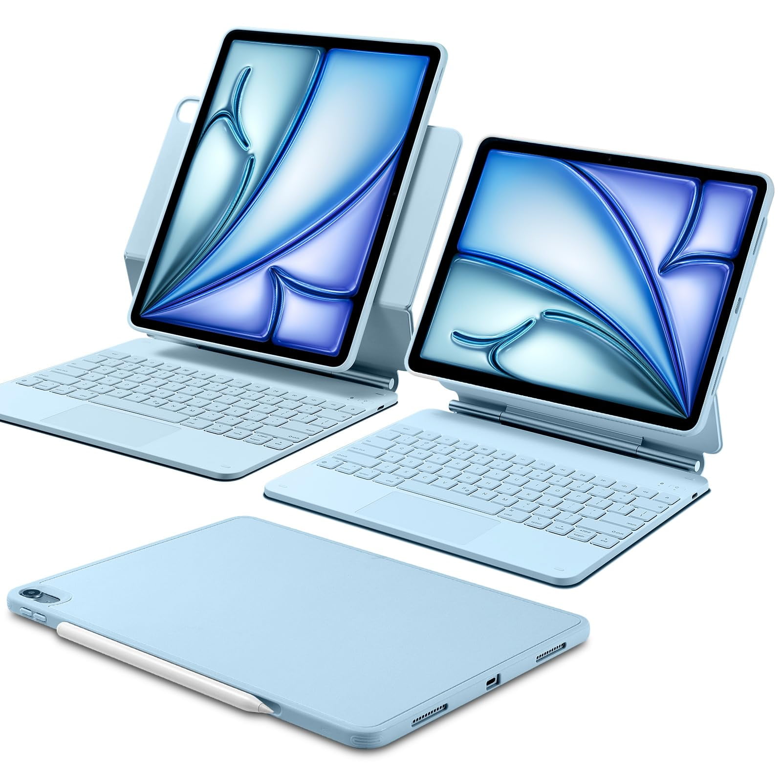 EESK IPad Air 13 Inch Keyboard (M2, 2024), iPad Air 13 Inch Case with ...