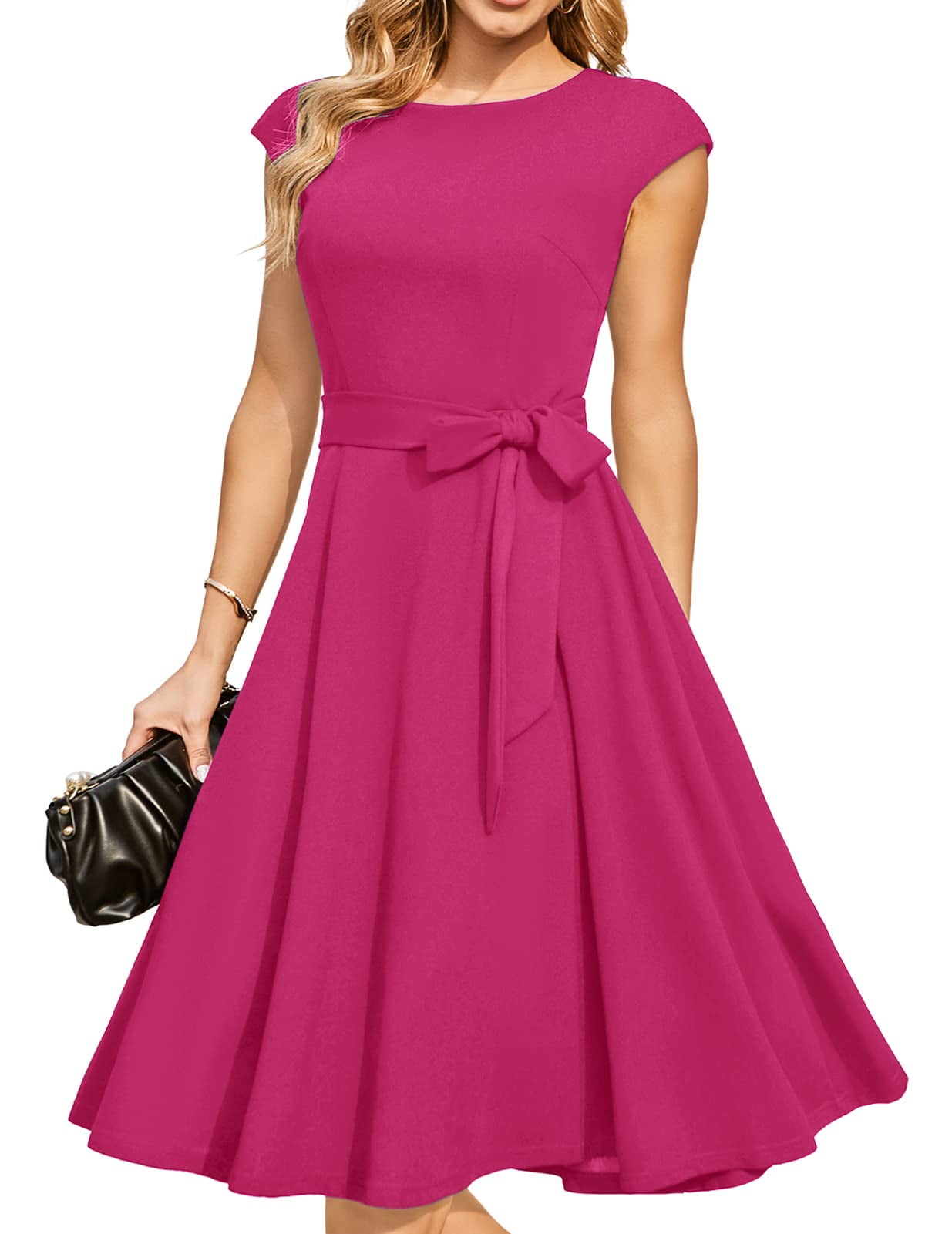 EESK Women's Cocktail Dresses, Formal Wedding Guest Modest Church ...