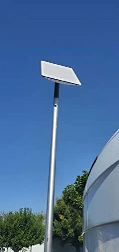 EEZ RV Products 10ft Retractable Aluminum Pole with Starlink Adapter ...