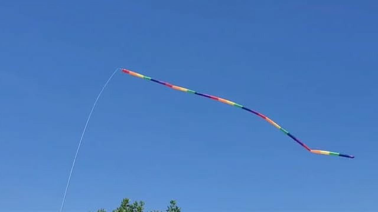 EEZ RV Products 32FT Telescoping Wind Sock Pole with 20' Long Mixed ...