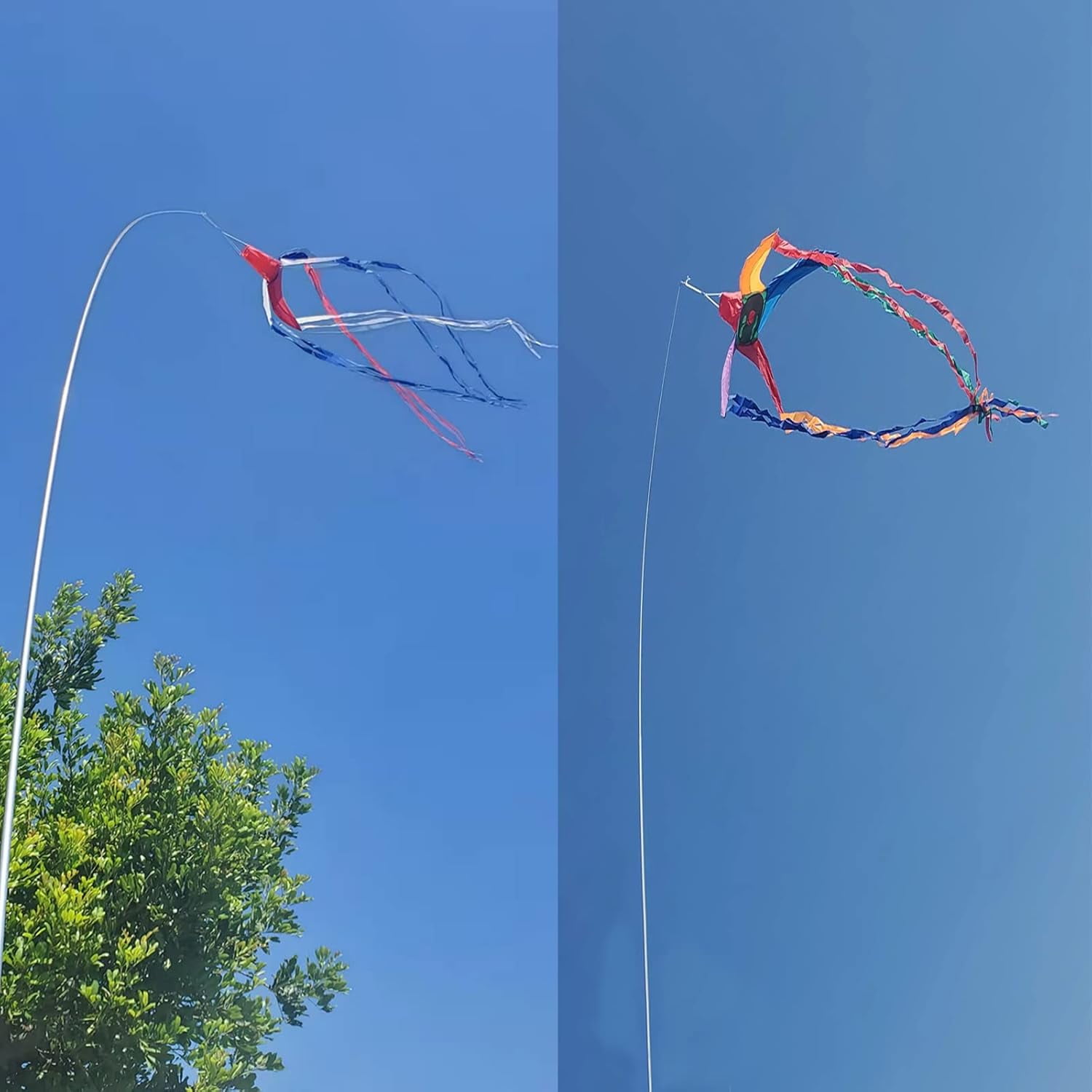 EEZ RV Products 32FT Telescoping Wind Sock Pole, Adjustable and Easy to ...