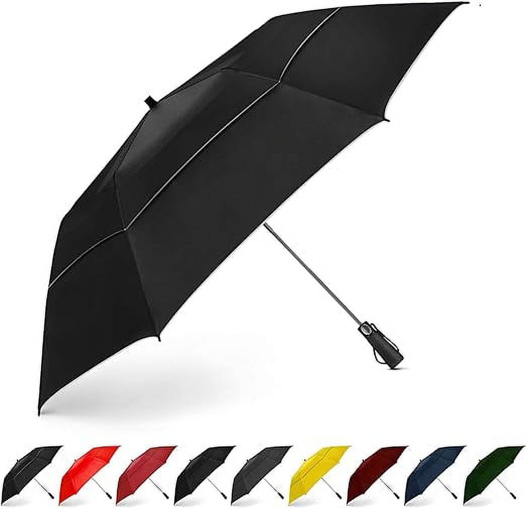 EEZ-Y Golf Umbrella Large 58 Inch Double Canopy Strong Windproof Heavy ...
