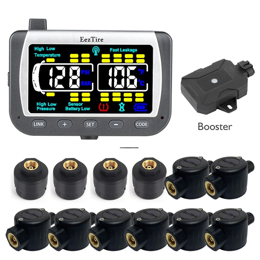 EEZTire-TPMS12MixCB Real-Time/24x7 Tire Pressure Monitoring System ...