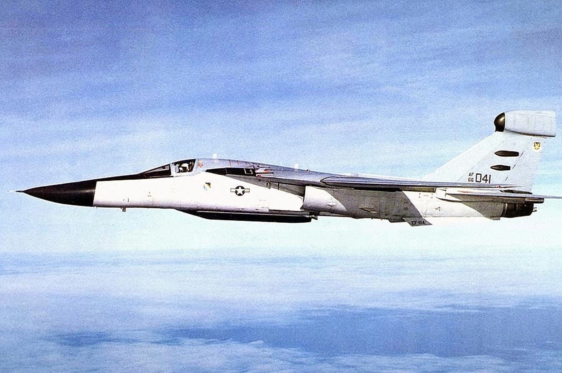 EF-111 Raven Aircraft Air Force 1967 Style - 1 - 20x30 Inch Glossy ...