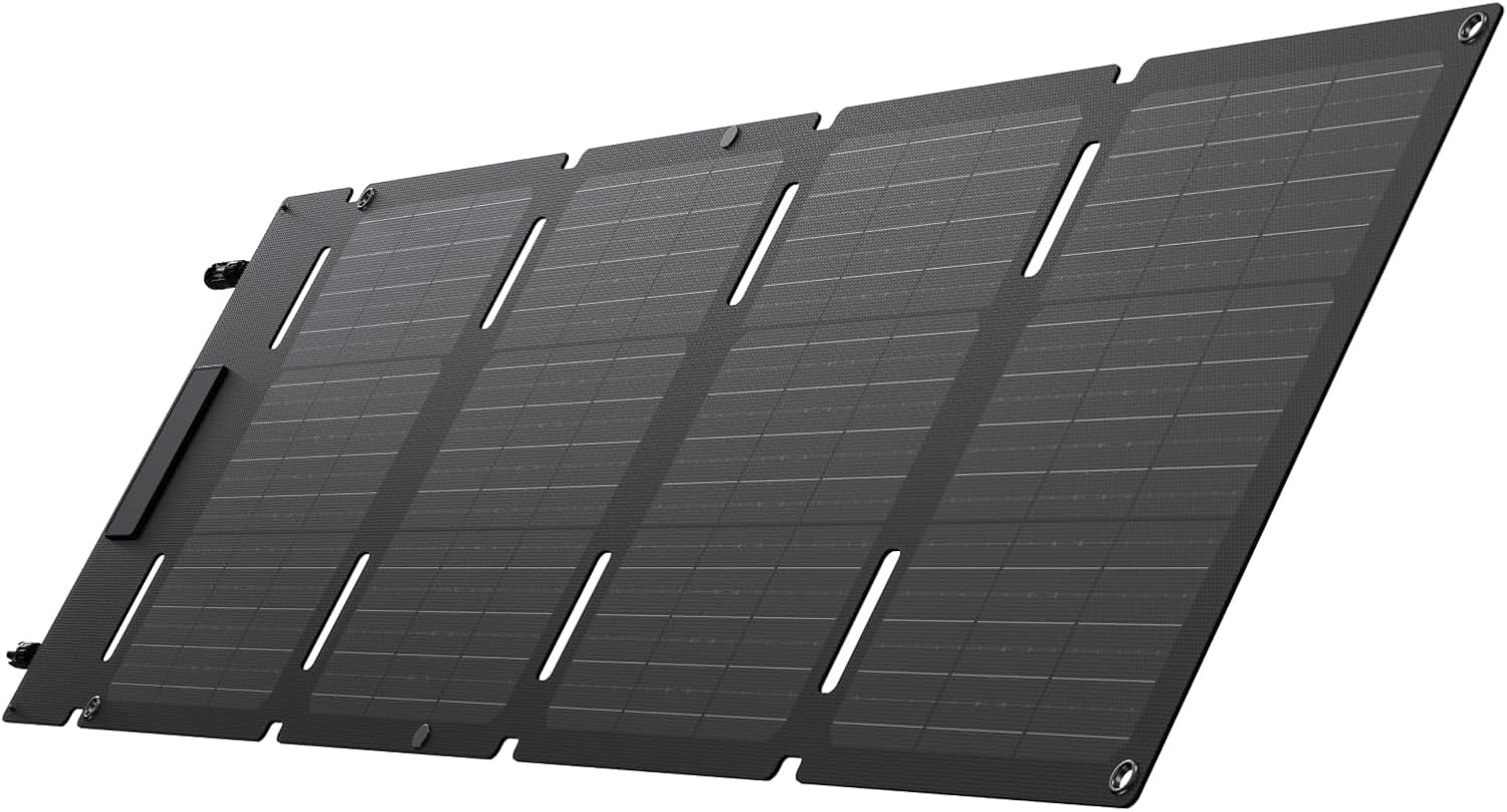 EF ECOFLOW 45W Portable Solar Panel, 25% High Conversion Efficiency, N ...