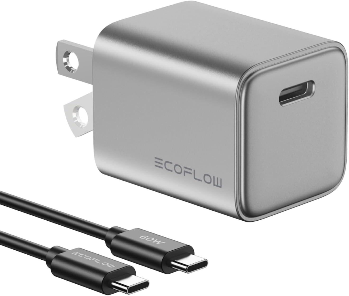 EF ECOFLOW USB C Charger, Rapid 20W GaN Type C Charging Block with ...