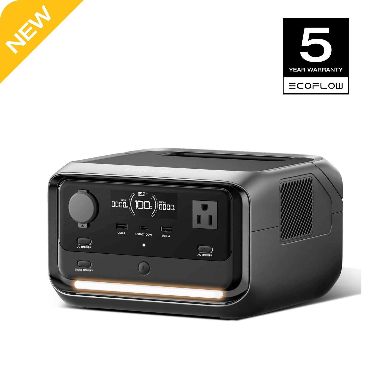 EF EcoFlow River 3 Plus 270 Portable Power Station, 268Wh LiFePO4 ...