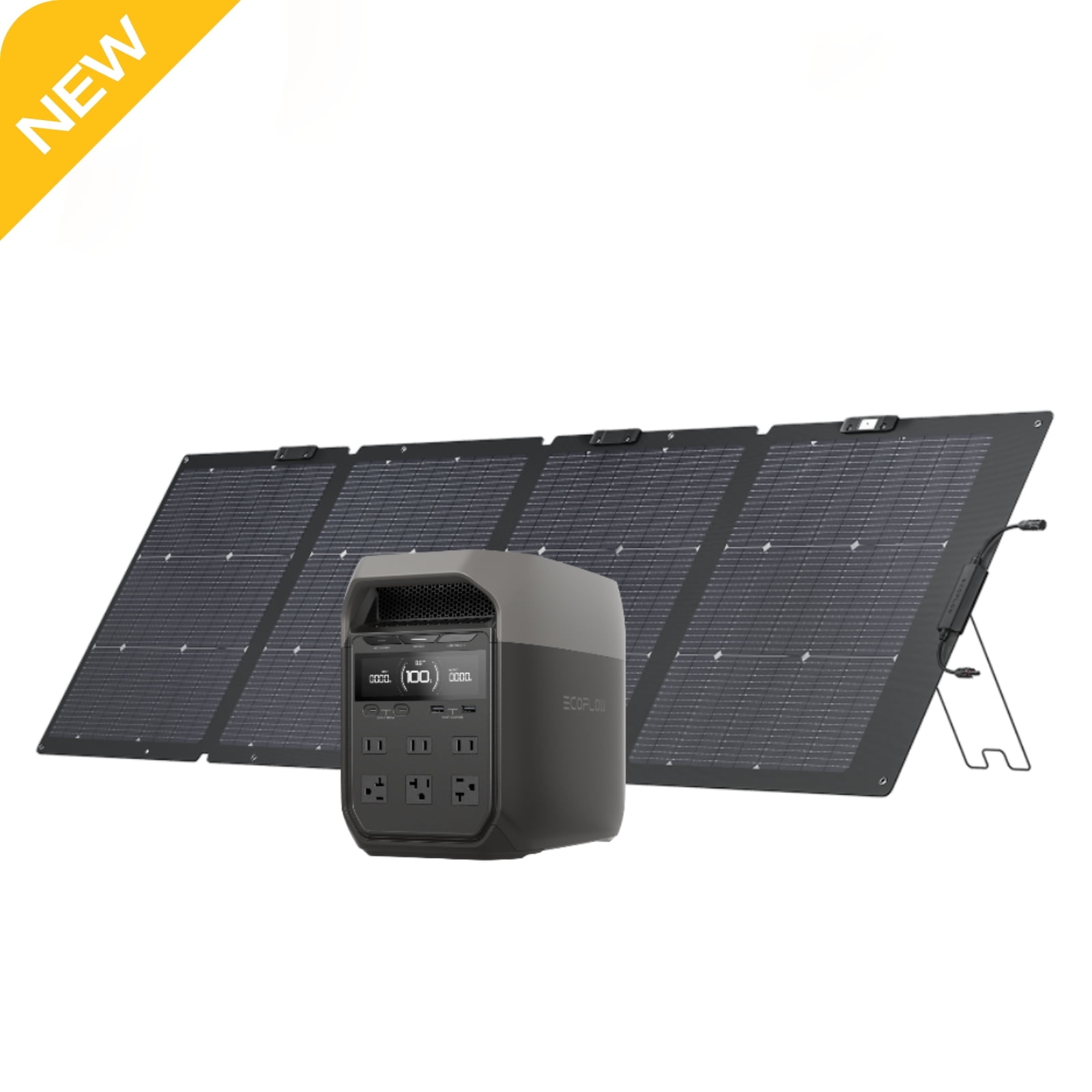 EF EcoFlow Solar Generator DELTA 3 with 220W Solar Panel, LFP(LiFePO4 ...