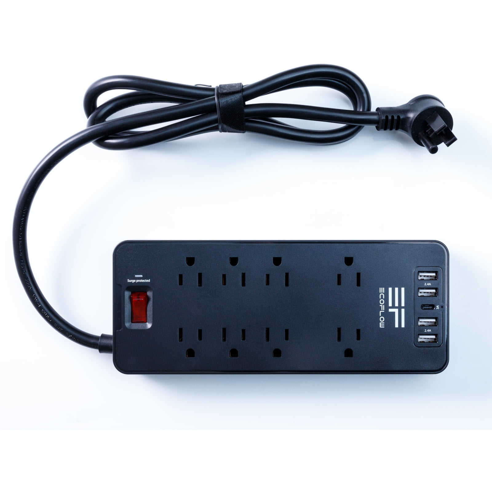 EF EcoFlow Power Strip Surge Protector Plug Multi-Outlet Extender 2100J - Walmart.com