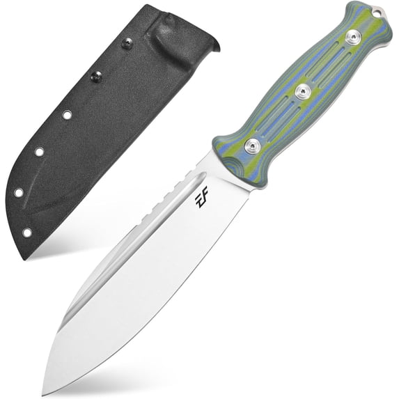 EF149 Fixed Blade Knife N690 Steel Colorful G10 Handle Full Tang EDC ...