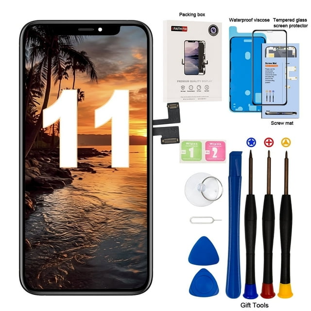 EFAITHFIX For iPhone 11 LCD Screen Replacement 6.1 Inch, 3D Touch ...