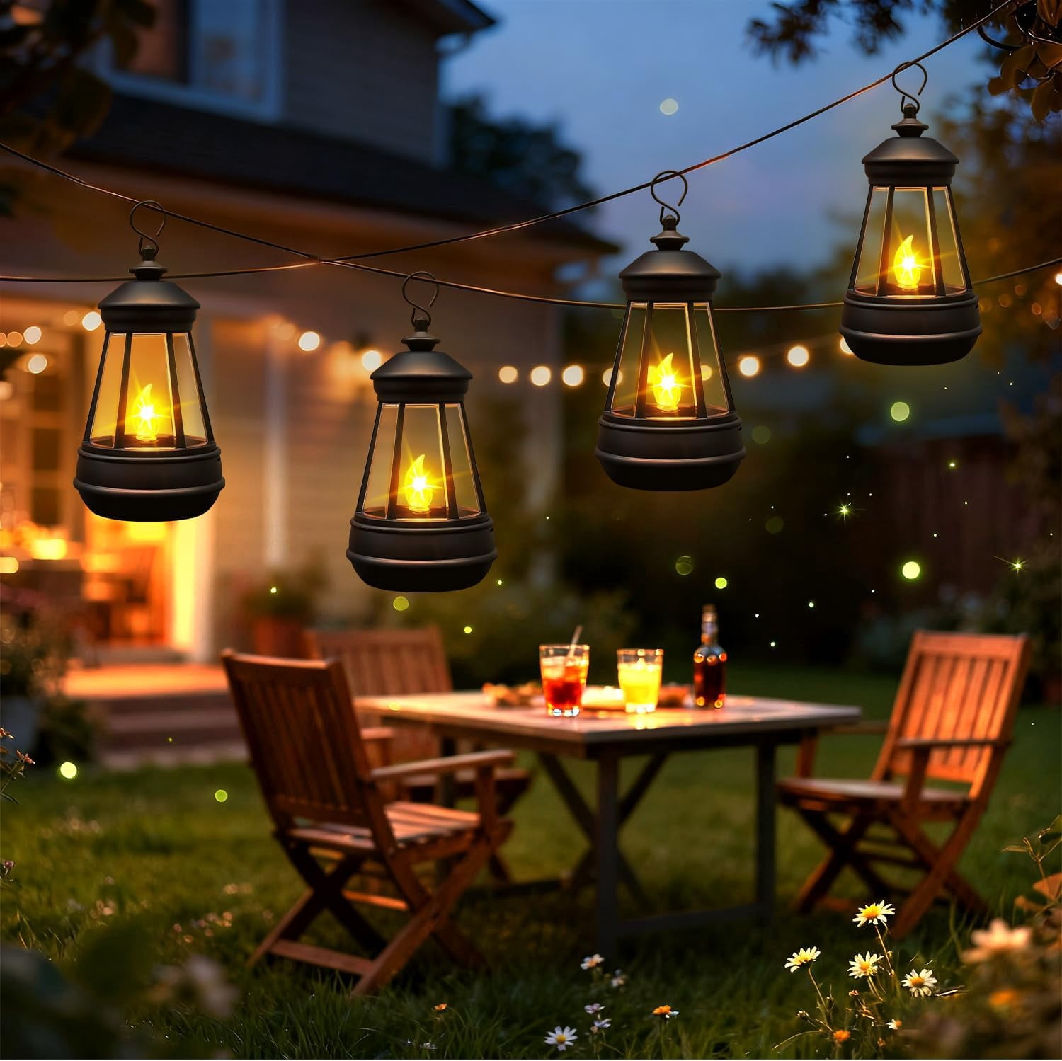 EFEMF-2 Pack Mini Solar Lantern Lights Replacement Parts for Outdoor ...