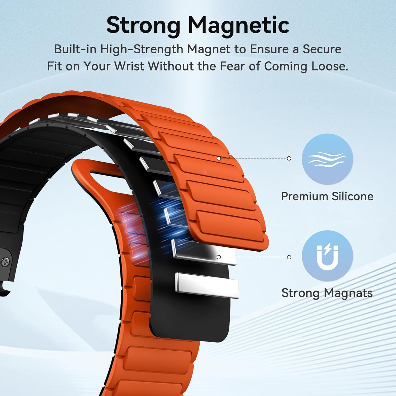 EFEMF-22mm Watch Band Compatible with Garmin Fenix 8 47MM/Fenix 7/6/5 ...